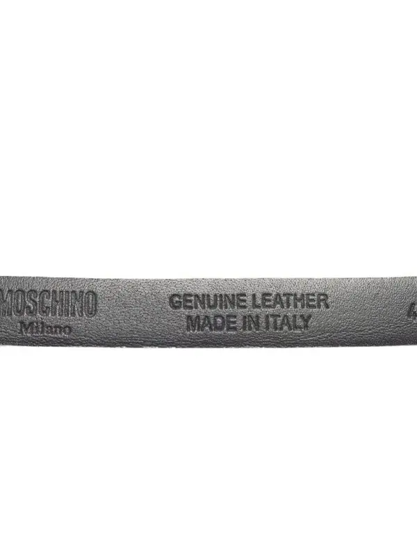 Moschino Logo-plaque Belt
