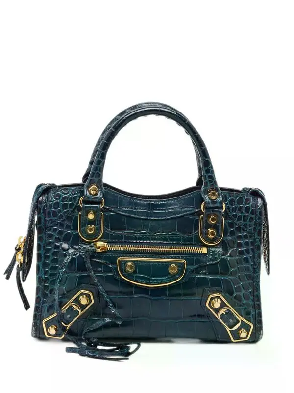Balenciaga Mini Metallic Edge City Tote Bag