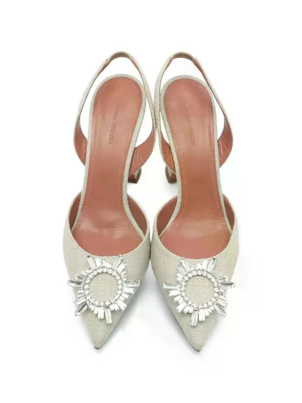 Amina Muaddi Begum Crystal-embellished Pumps
