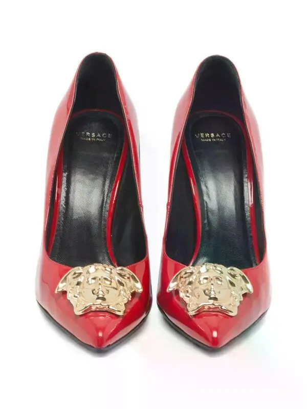 Versace Palazzo Medusa Heeled Pumps