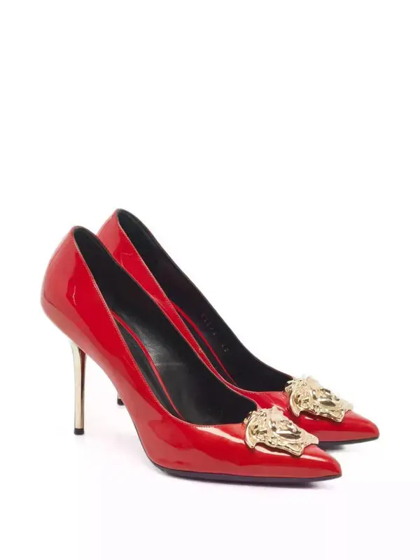 Versace Palazzo Medusa Heeled Pumps
