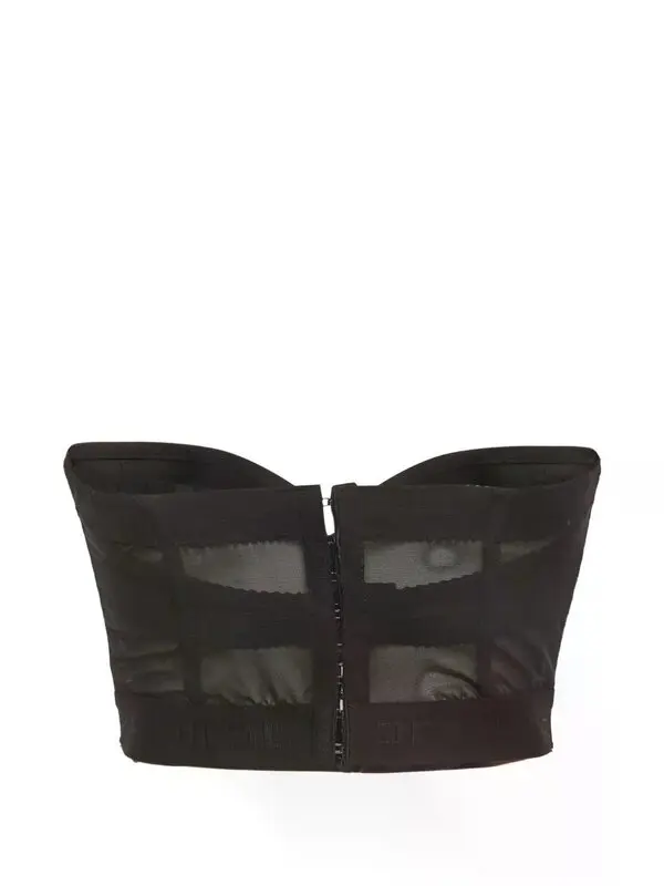 Elisabetta Franchi Mesh Bustier Top