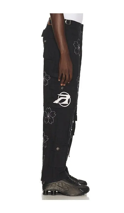 RYOKO RAIN Convertible Quilted Cargo Pants