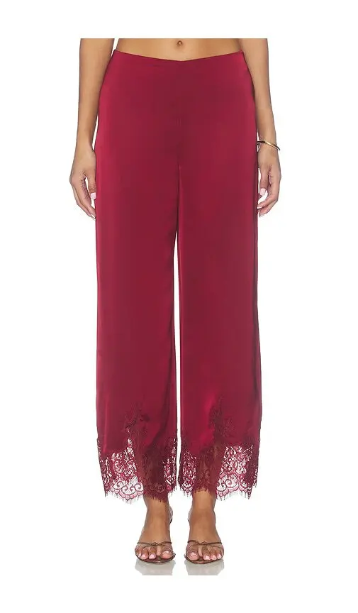 LOVERS AND FRIENDS Nash Pant In Burgundy