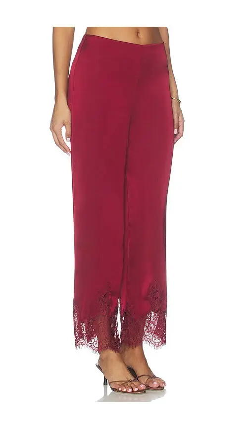 LOVERS AND FRIENDS Nash Pant In Burgundy