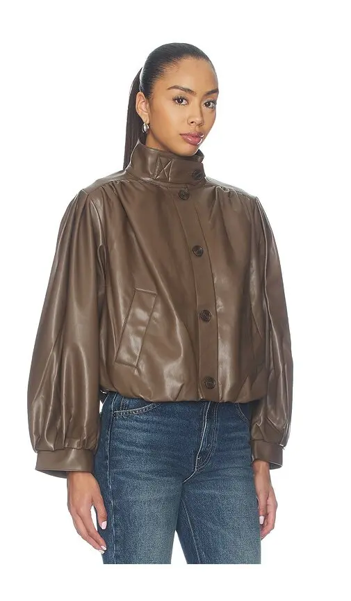 Steve Madden Deedee Jacket In Brown