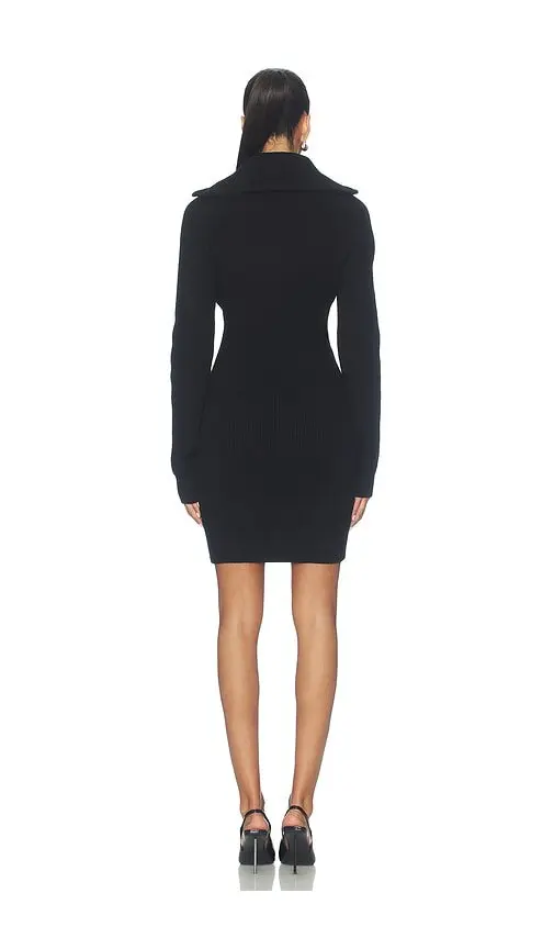 ANINE BING June Trucker Collar Dress