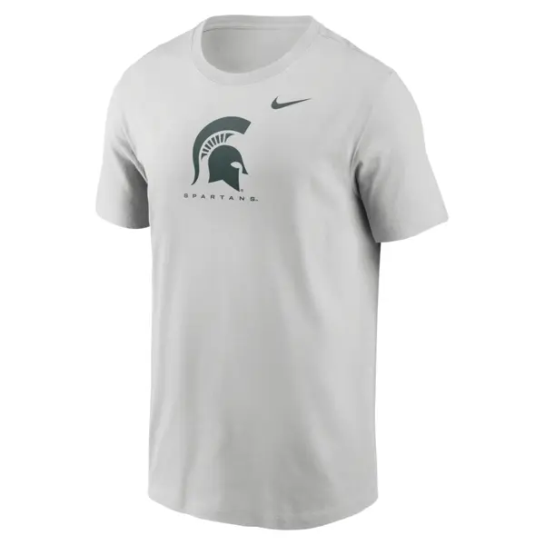 Nike Michigan State Courtside Dri-fit College T-shirt - Grey