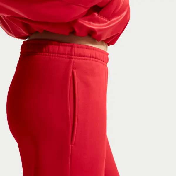 Nike Studio Fleece Medium Weight Mid-rise Wide-leg Pants