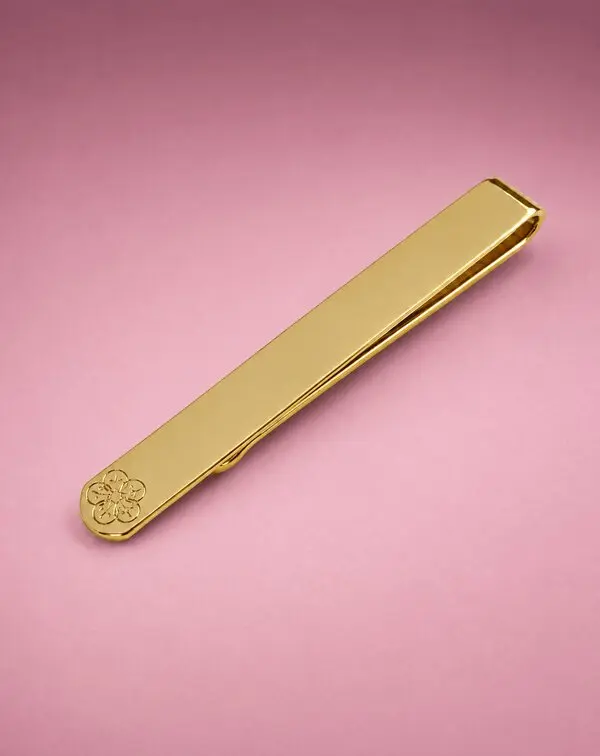 GRESHAM BLAKE Logo Tie Bar - Gold