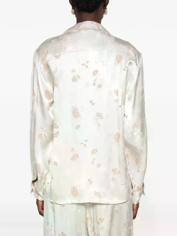 DÔEN Maurise Floral-jacquard Shirt