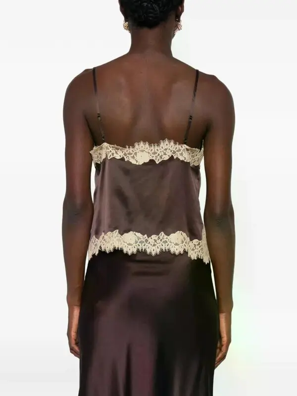 DÔEN Kira Lace-trim Top