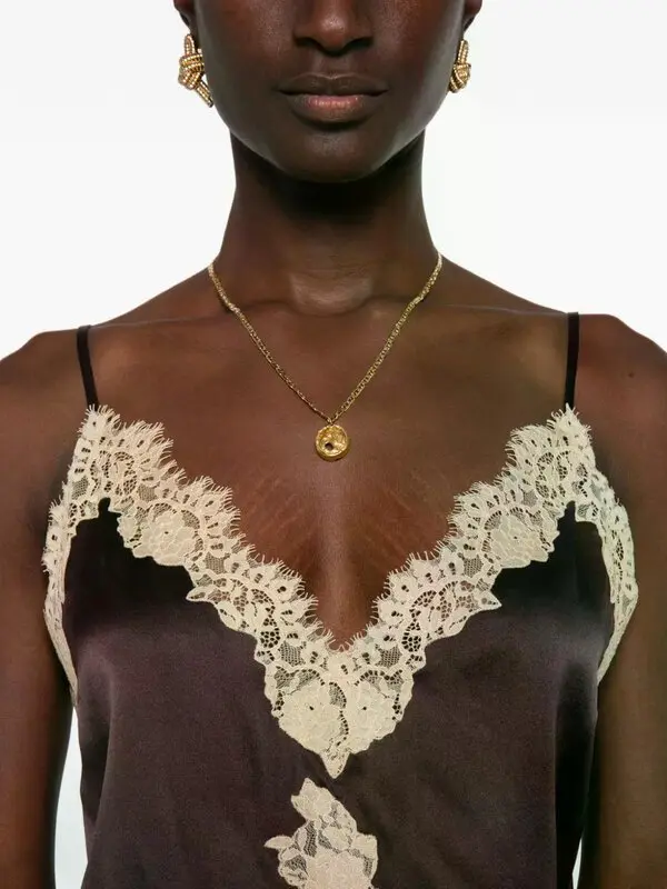 DÔEN Kira Lace-trim Top