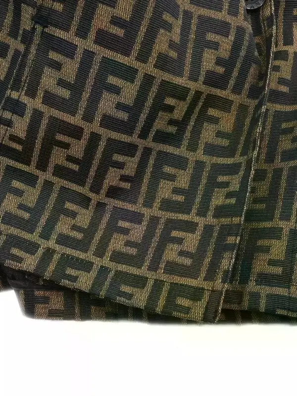 Fendi Zucca Double-breasted Coat