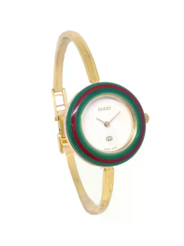 Gucci 11/12 Change Bezel 26mm Watch - White