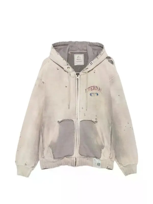 Mihara Yasuhiro Distressed Sun-faded Hoodie