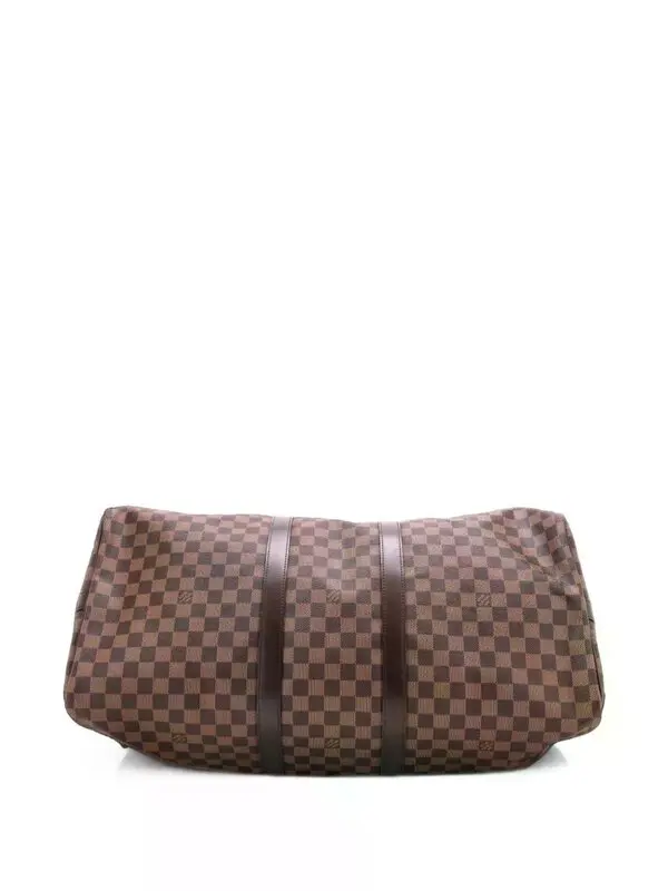 LOUIS VUITTON Keepall Bandouliere Bag Damier 55 Travel Bag