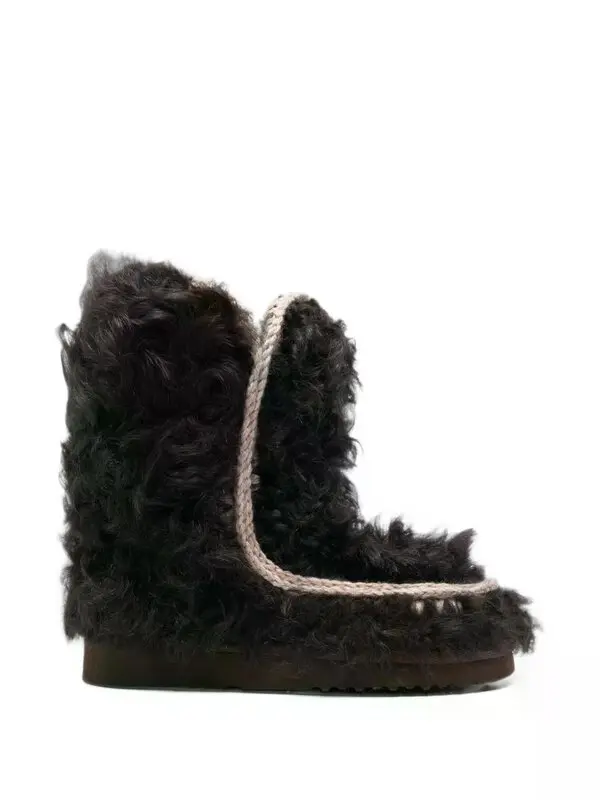 Mou Eskimo 24 Crochet-trim Ankle Boots