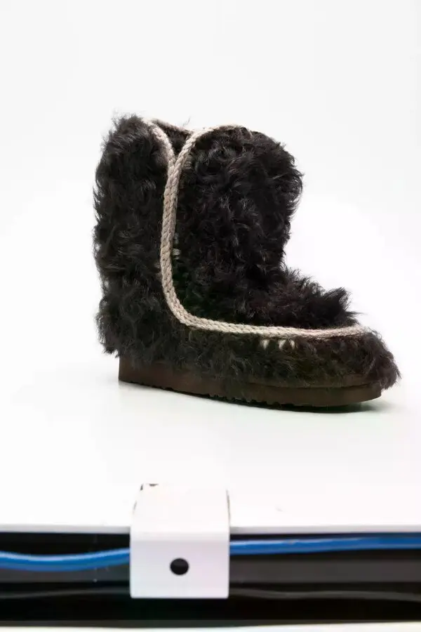 Mou Eskimo 24 Crochet-trim Ankle Boots