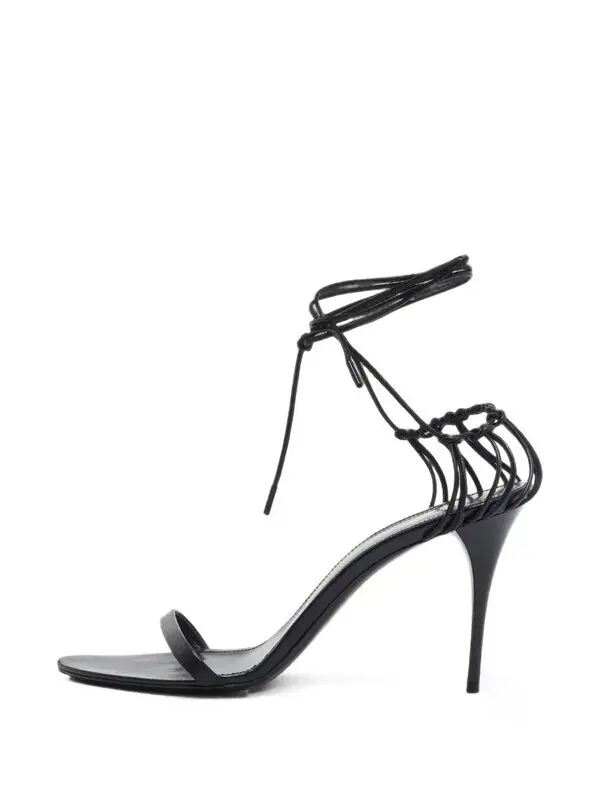 Saint Laurent Lexi Ankle Strap Sandals