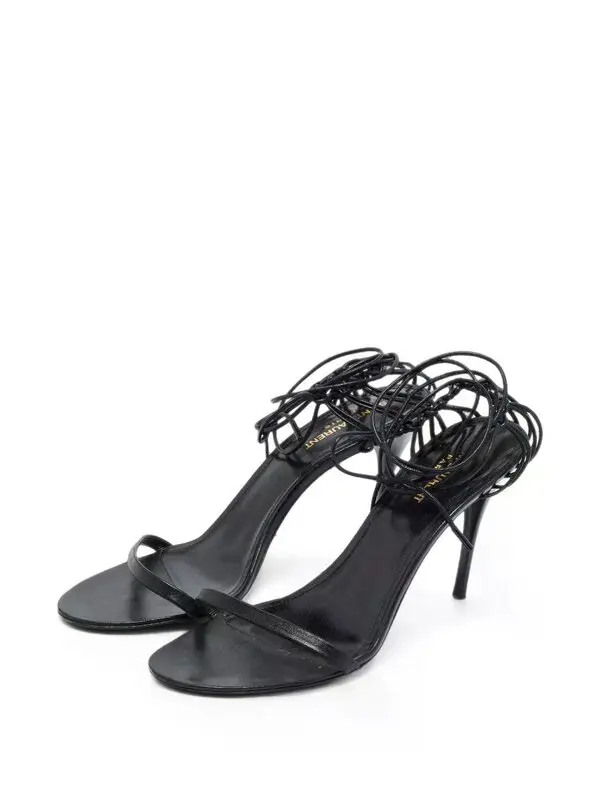 Saint Laurent Lexi Ankle Strap Sandals