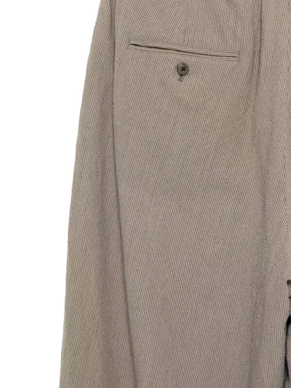 CALMLENCE Stripe-print Drawstring Trousers