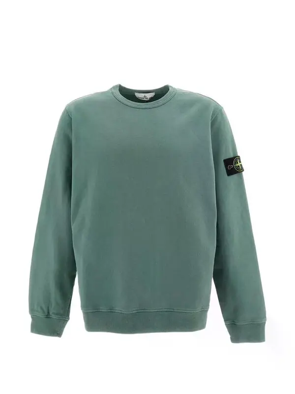 Stone Island Logo-patch Sweater - Green