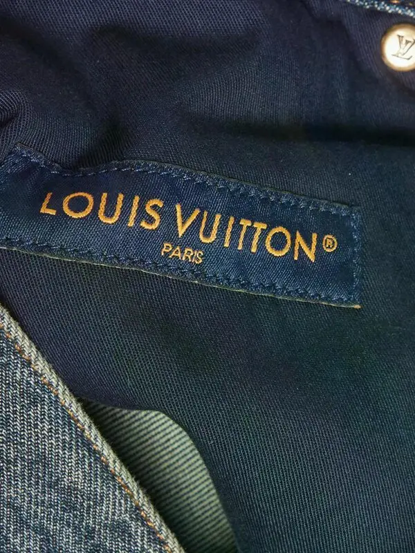 LOUIS VUITTON Monogram Straight-leg Jeans