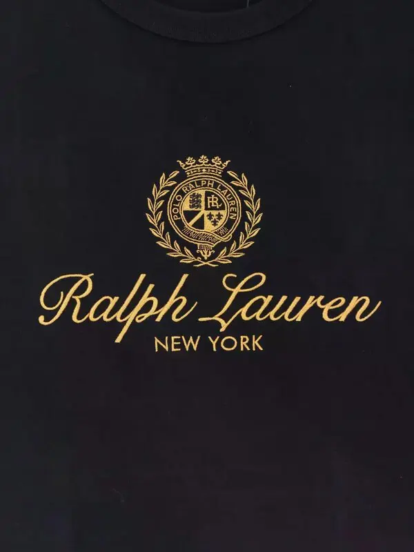 Polo Ralph Lauren Logo-embroidered Cotton T-shirt - Black