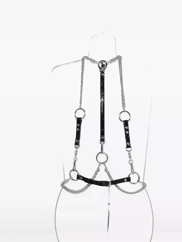 VIVIENNE WESTWOOD Medallion Chain Harness - Black