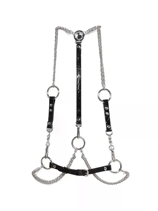 VIVIENNE WESTWOOD Medallion Chain Harness - Black