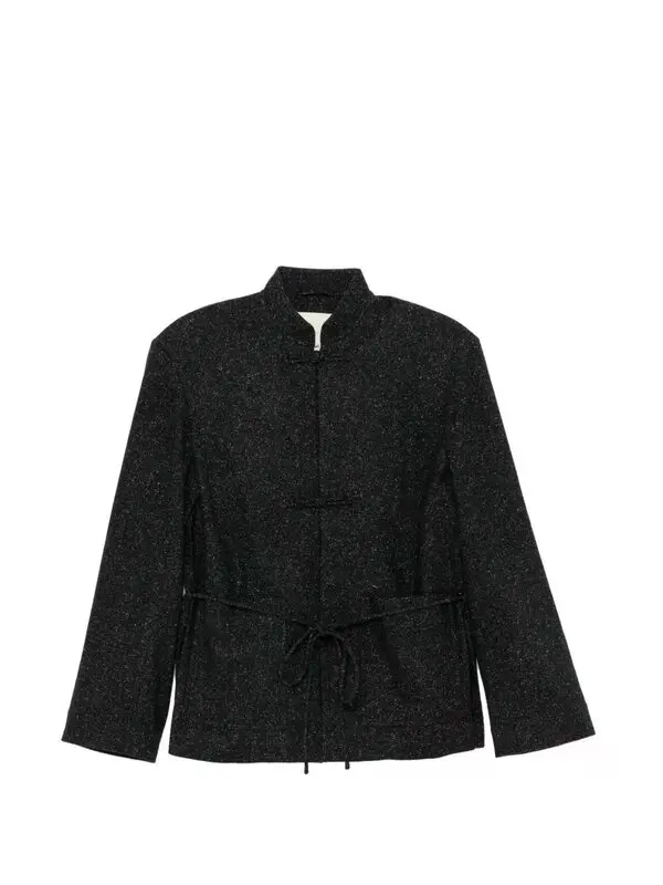 SAMUEL GUÌ YANG Frog-fastening Drawstring Jacket