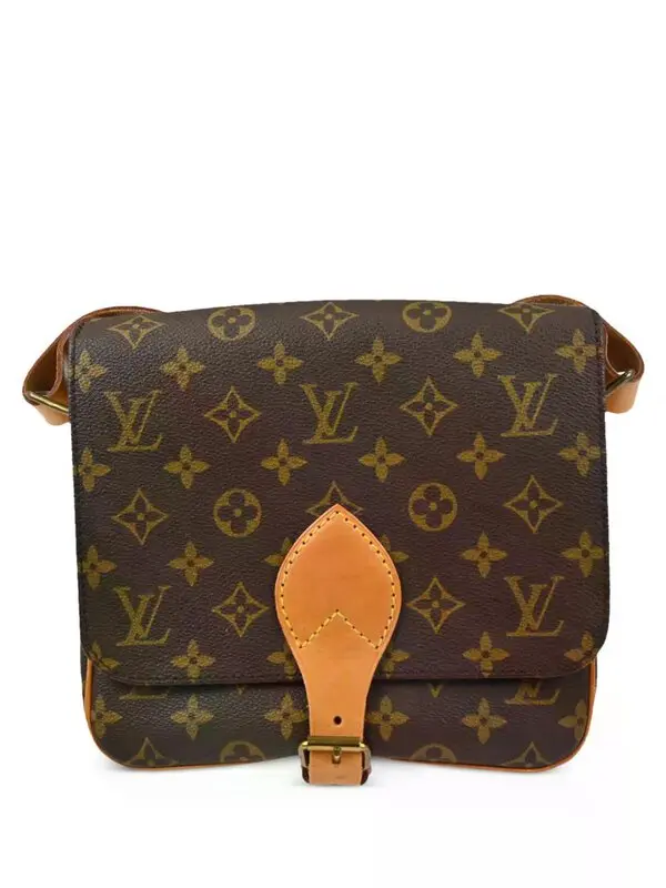 LOUIS VUITTON Monogram Cartouchiere Mm Patterned Shoulder Bag - Brown