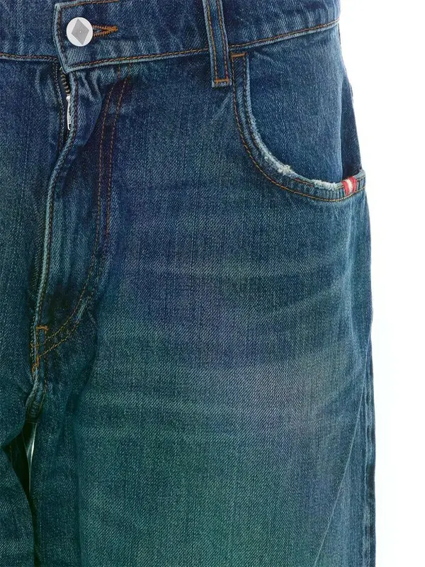 AMISH SUPPLIES Distressed James Jeans - Blue