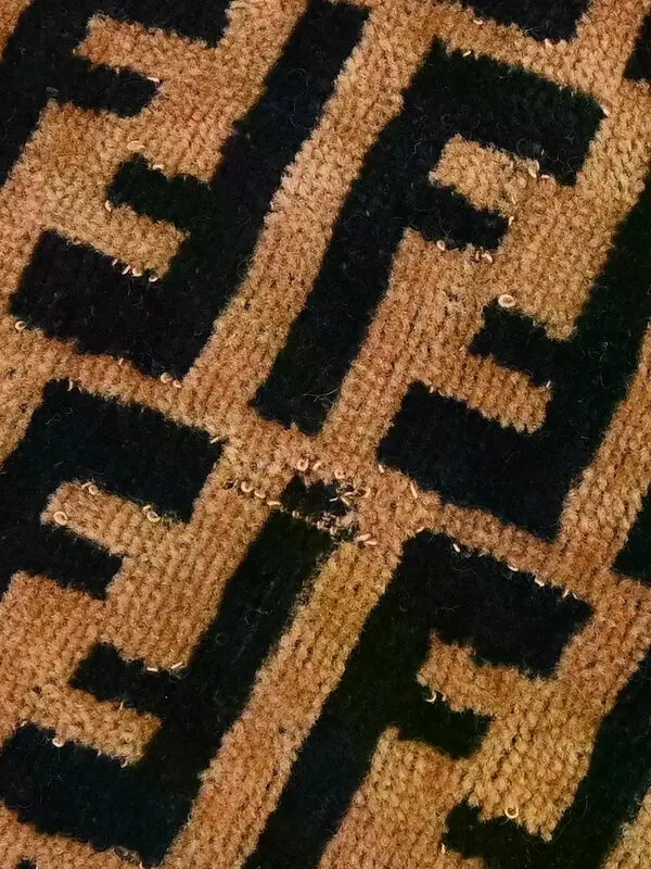 Fendi Zucca Belted Bathrobe