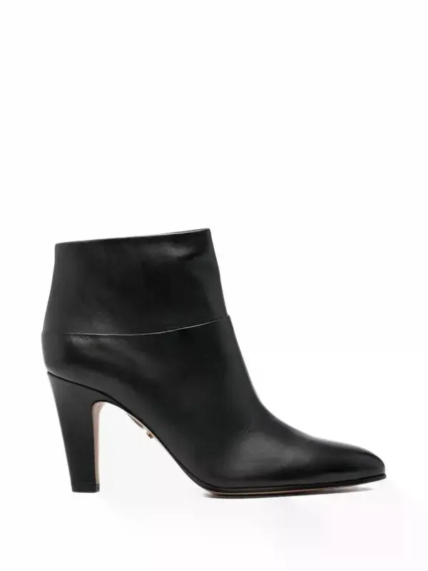 Chloé Leather Heeled Ankle Boots