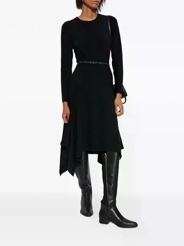 Michael Kors Stretch Wool Handkerchief Dress