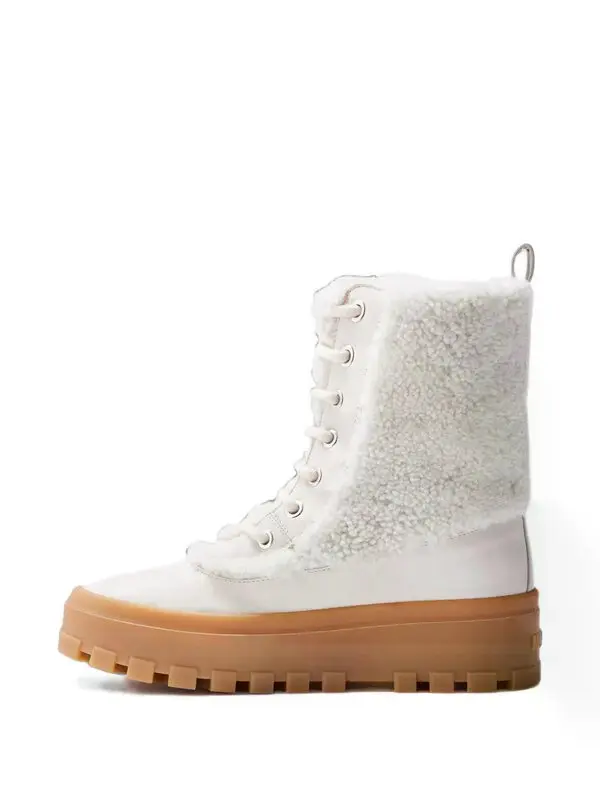 Mackage Hero Wsh Shearling-trim Lace-up Boots