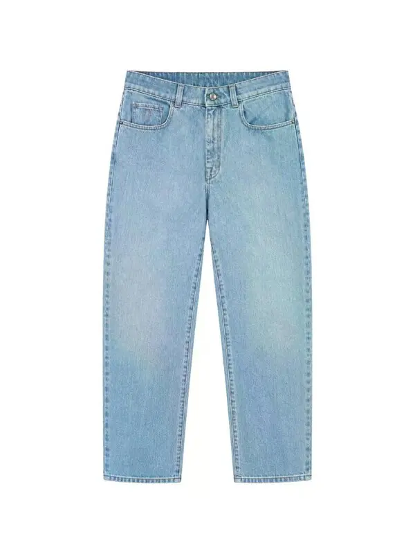 Canali Logo-jacquard Straight-leg Jeans