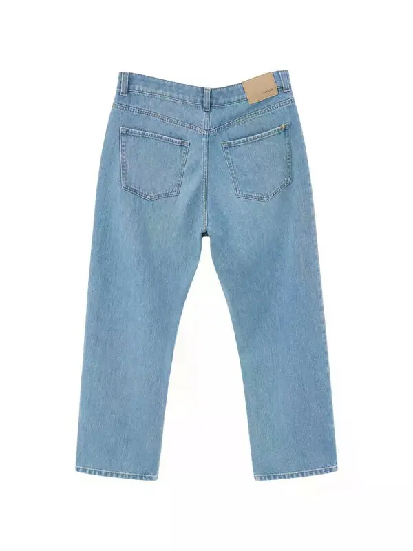 Canali Logo-jacquard Straight-leg Jeans