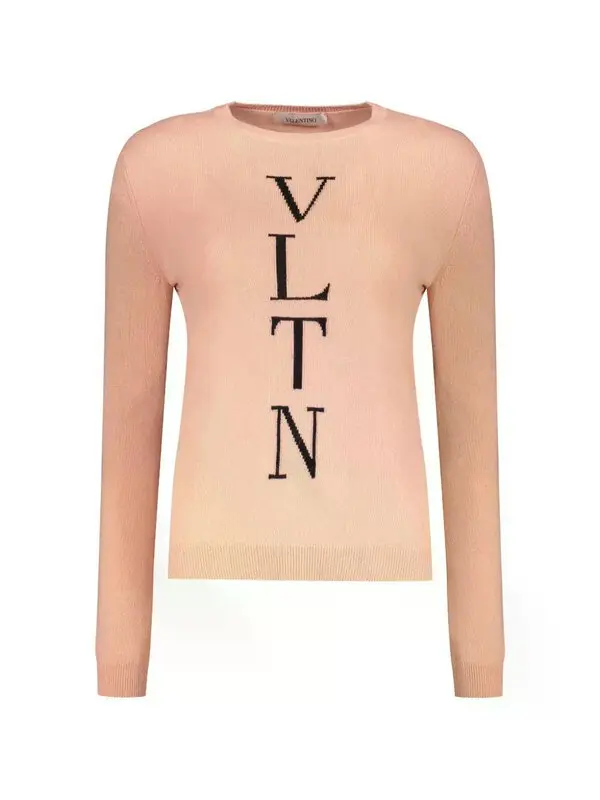 Valentino Garavani Vltn Intarsia-knit Sweater