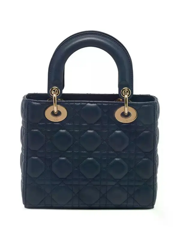 Dior 2025 Small Lady My Abc Tote Bag - Blue