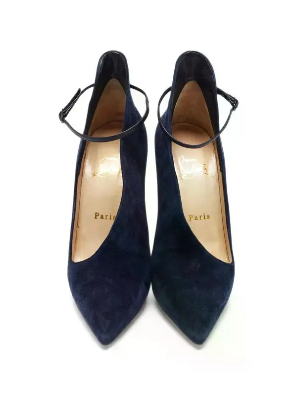 CHRISTIAN LOUBOUTIN Vampdoly Ankle-strap Heeled Pumps