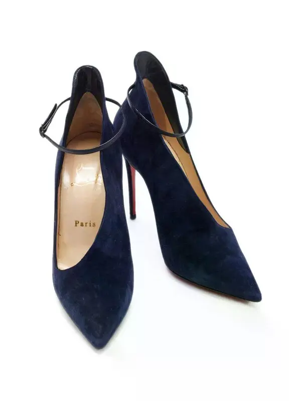 CHRISTIAN LOUBOUTIN Vampdoly Ankle-strap Heeled Pumps