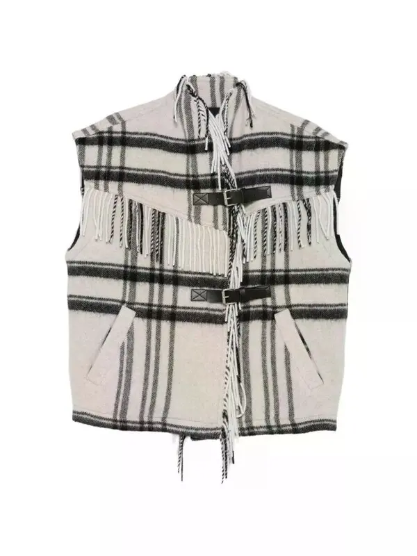 Isabel Marant Étoile Ginesa Fringed Jacket - Neutrals
