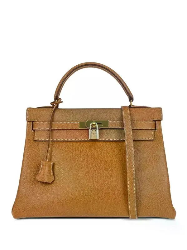 Hermès 1994 32 Kelly Retourne Tote Bag - Brown