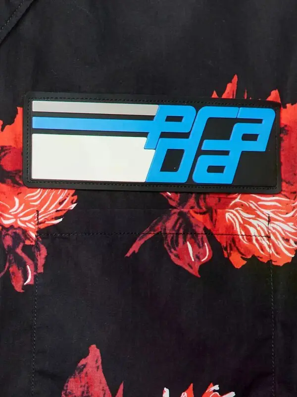 Prada 2018 Floral-print Bowling Shirt