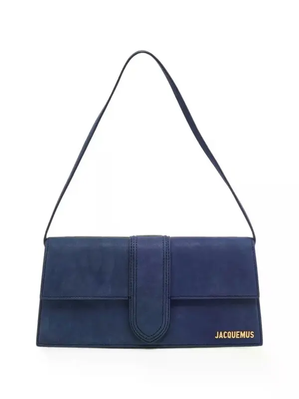 Jacquemus Le Bambino Long Suede Shoulder Bag - Blue
