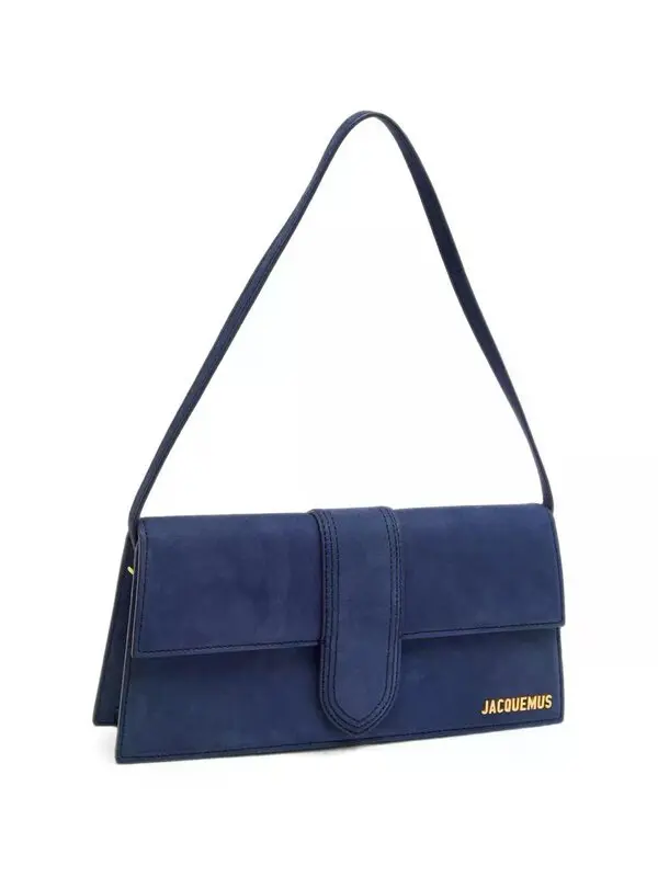 Jacquemus Le Bambino Long Suede Shoulder Bag - Blue