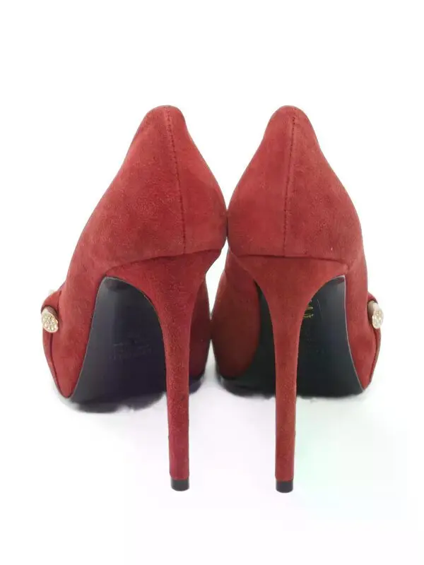 LORIBLU Platform Suede Pumps